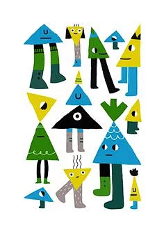 Triangles Poster on Behance-花瓣网