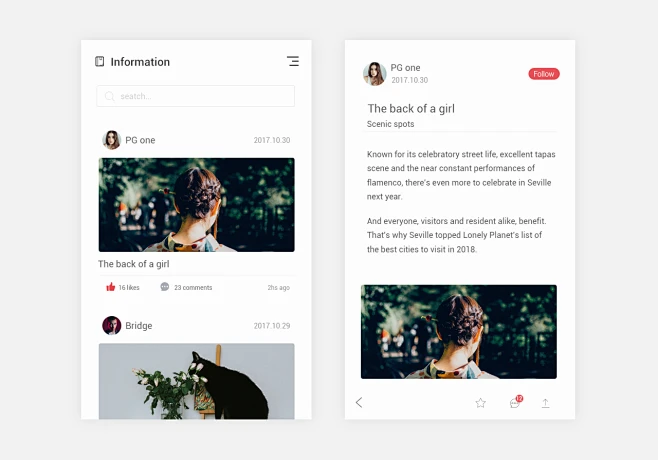 近期UI页面练习_张峻诚_68Design-花瓣网