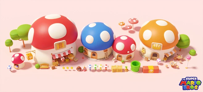 Mario City-花瓣网