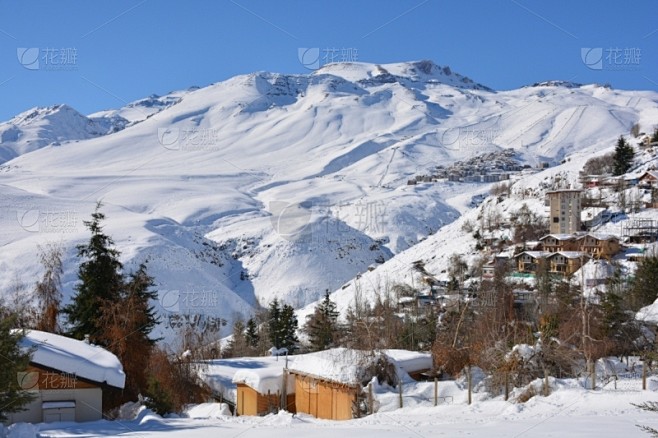 地形,雪,山,智利,滑雪场,圣地亚哥德古巴,天空,水平画幅,冰河,无人