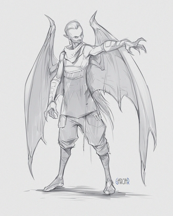 Character Sketch - Kalain-花瓣网