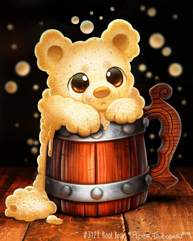 3123. Root Bear, Piper Thibodeau : 3123. Root Bear by Piper Thibodeau ...