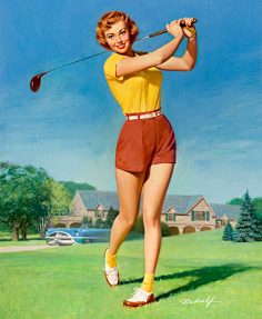 油.Gil Elvgren（吉尔•埃尔夫格伦）-花瓣网|陪你做生活的设计师
