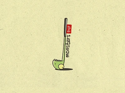 Monsters_golf-花瓣网