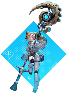 游戏——欧美卡通arena valor/传说对决 科幻 70-花瓣网|陪你做生活的设计师 | 水神 / Water God