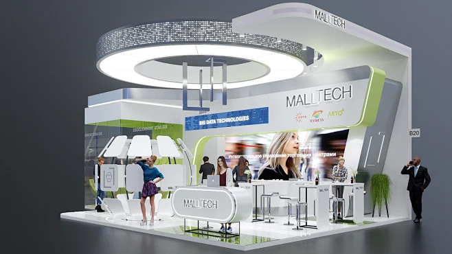 MALLTECH / 2019 : exhibition stand design-花瓣网