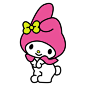 png-transparent-white-and-pink-rabbit-cartoon-illustration-my-melody ...