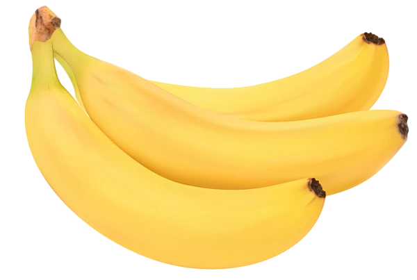 3 yellow bananas PNG-花瓣网