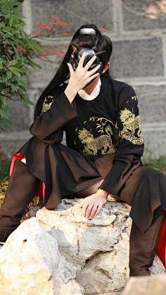 速写参考-古风男-花瓣网|陪你做生活的设计师