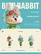 rabbit rabbit illustration IP design IP cartoon rabbit Rabbit cartoon ...