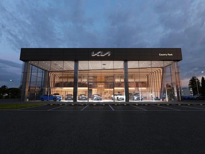 Kia Store Identity-花瓣网