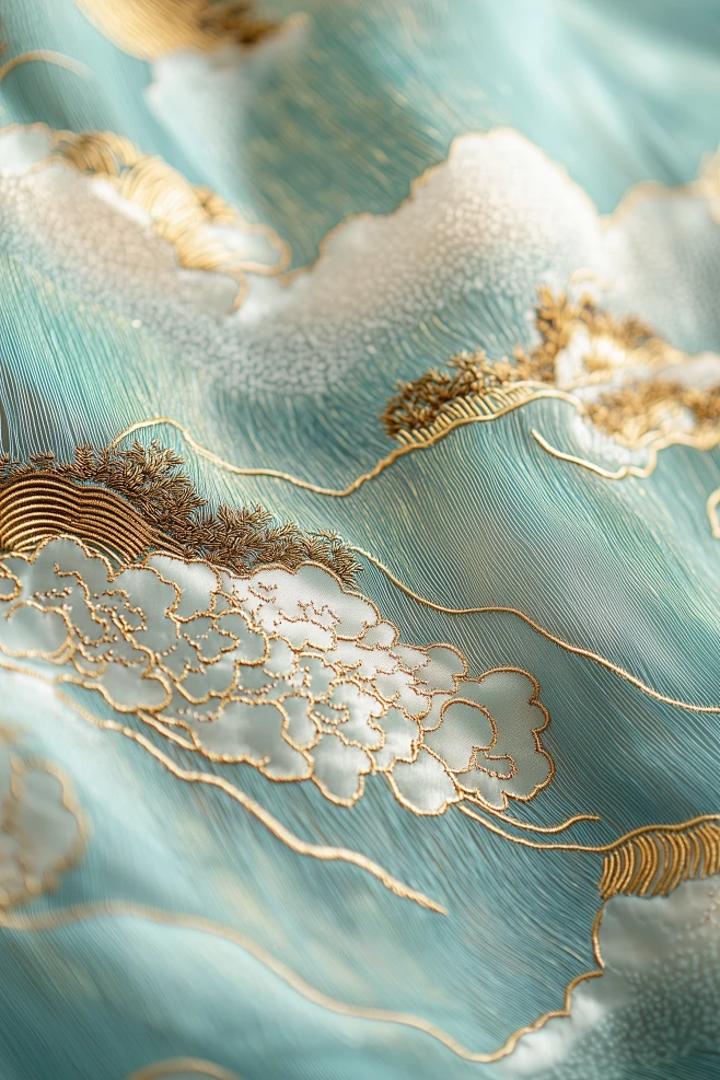 clockzdy_Luxurious_fabric_material_cloud_brocade_embroidery_lan ...