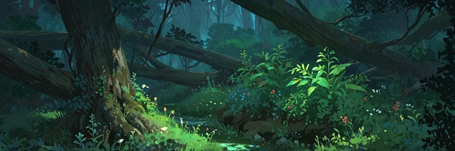 The Tree House -Movie concept art Part 06-花瓣网