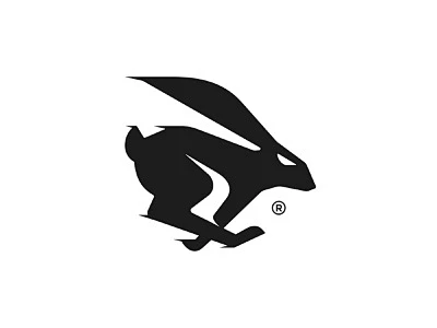 Lightning Rabbit Run logo ideas logo inspirations branding ui design ...