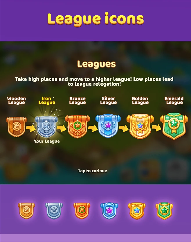 Casual game icons set ui design-花瓣网