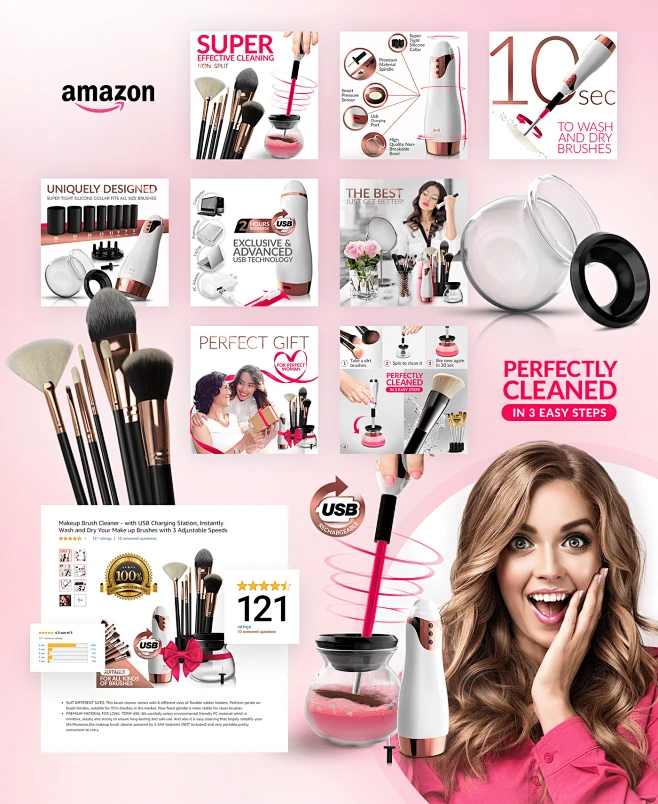 Amazon Listing Creating & Optimization on Behance Graphic Design Layouts, Image Editing ...