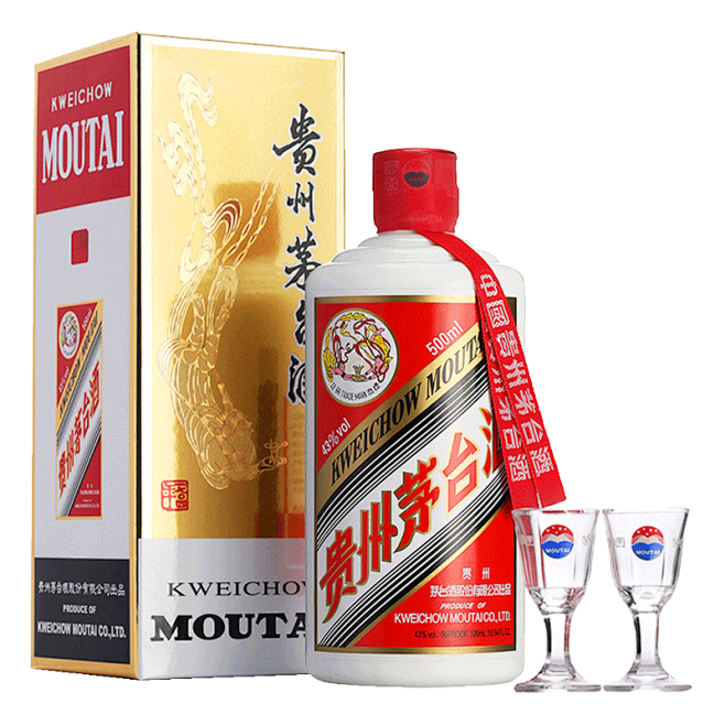 贵州茅台 43度飞天茅台 500ml 酱香型 白酒-tmall.com天猫