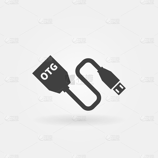 矢量 Usb Otg 线图标