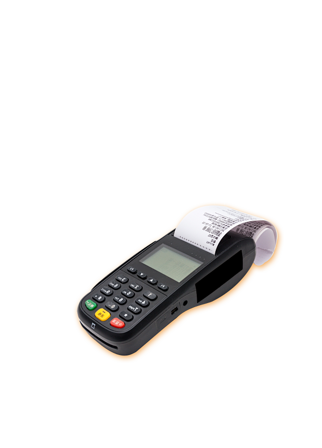 黄色简约风pos机宣传海报