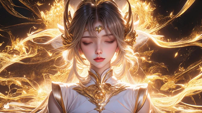 金色女孩-hzj(6)-花瓣网