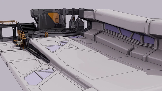 scifi base-花瓣网