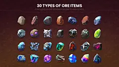 2D Icons - 150 Fantasy Ore Icon in 2D Assets - UE Marketplace : 2D ...