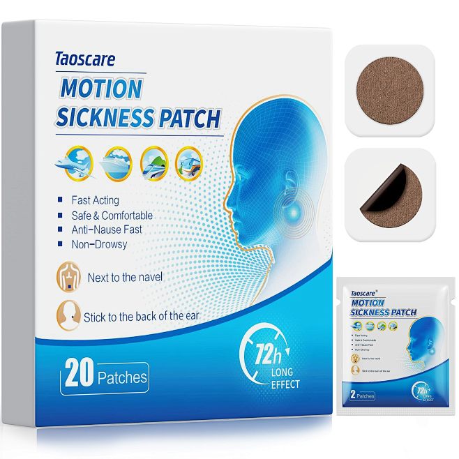 Amazon.com: Taoscare Motion Sickness Patches, Sea Sickness Patch for ...