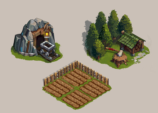 2D game isometric assets : my IG: https://www.instagram.com/guiloart ...