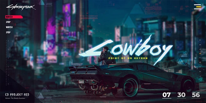 赛博朋克2077测试_饶齐强_68Design-花瓣网