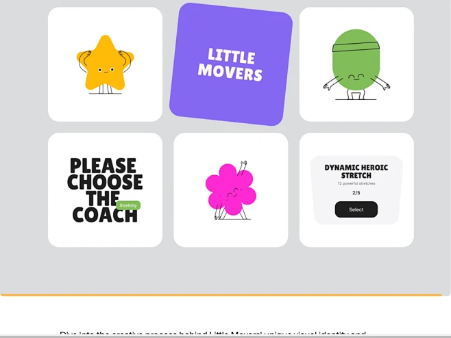 Little movers branding by Taras Migulko for Emote on Dribbble-花瓣网