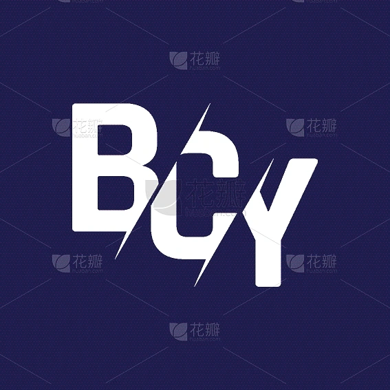 monogram letters initial logo design bcy图片_logo图片素材-花瓣网