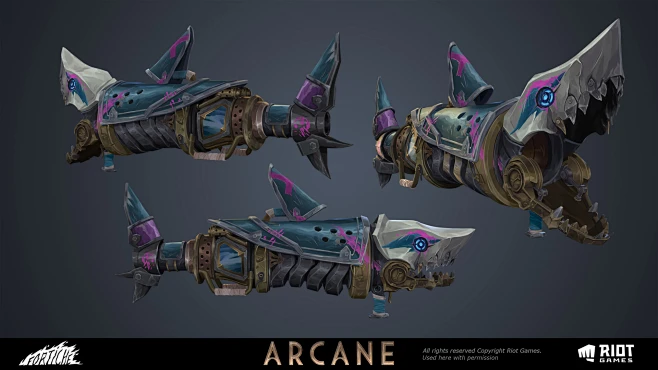 ARCANE// jinx's fishbones-花瓣网