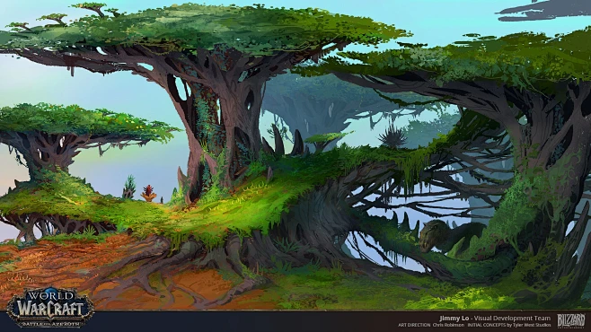 植物原画树原画来自cgbook.cn (1442)-花瓣网