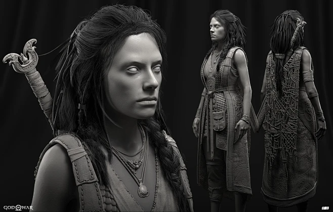Freya, Chris Gillett : Freya model created for the new God of War High ...
