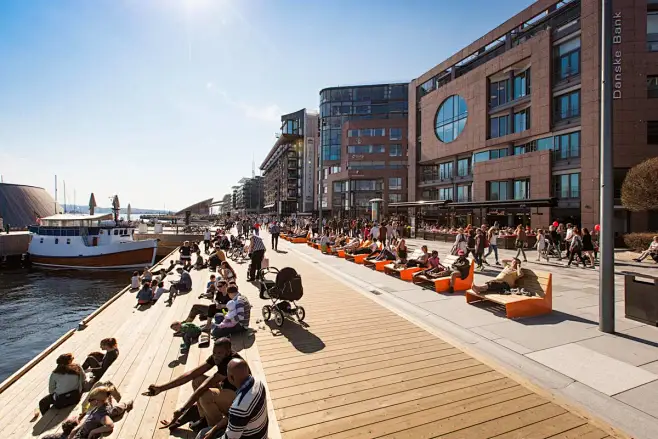 The Waterfront Promenade at Aker Brygge by Link Landskap « Landscape ...