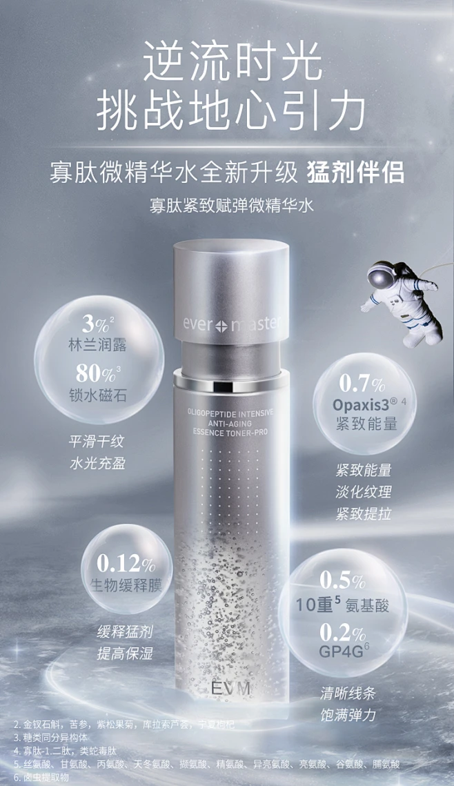 【李庚希同款】EVM爽肤水寡肽补水保湿弹润紧致精华水面部化妆水-tmall.com天猫-花瓣网