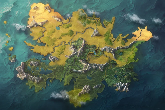 slg地图；有地貌区分-花瓣网