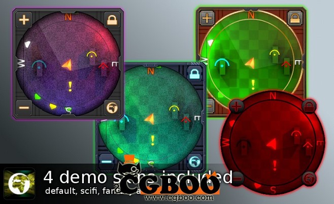 ity3d 游戏插件 游戏 小地图 多平台 高效 KGFMapSystem &40minimap)