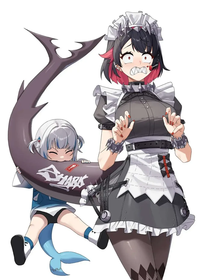 两只鲨鱼妹，快选一只～ - 小红书-花瓣网