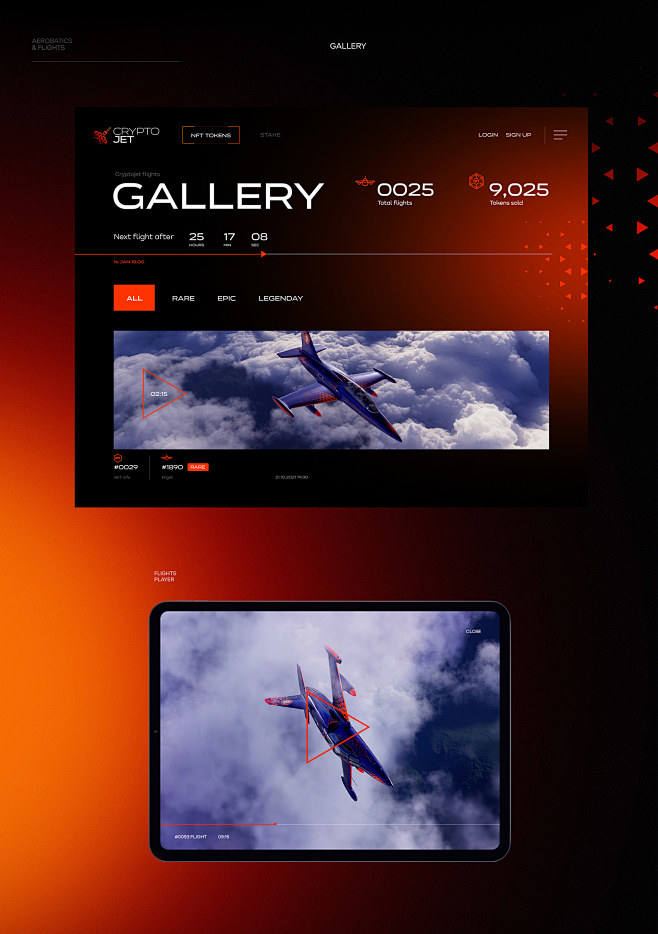 https://www.behance.net/gallery/138468873/Cryptojet-NFT-Tokens