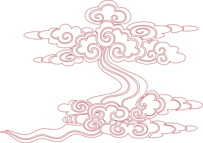 古风古代古典国画云纹矢量祥云云朵图腾图案AI矢量PNG设计PS素材 -花瓣网