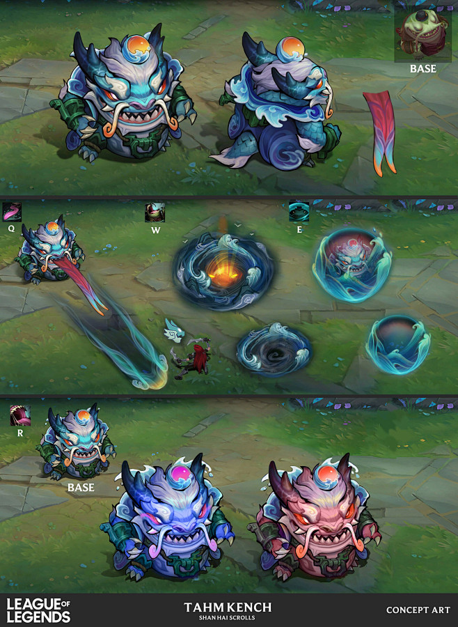 河流之王 塔姆：山海绘卷——Art：-盖格（@微博） Gi gue