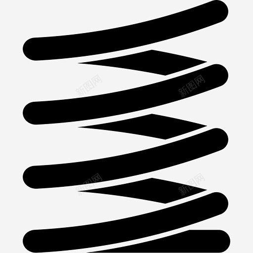 螺旋弹簧图标-花瓣网