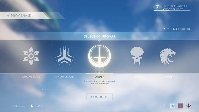 Paragon Beta - Menu Mocks/Concepts, Sean Smith : Some random stuff for ...