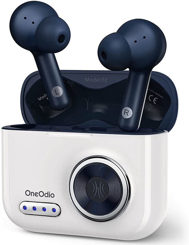 Amazon.com: True Wireless Earbuds, OneOdio F2 Hi-Fi Stereo Headphones ...