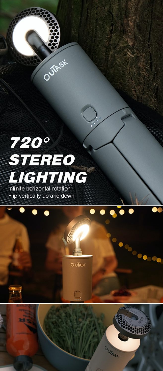 ouTask Telescopic Lantern: Embolden Ventures in Pitch Black : Extend to ...