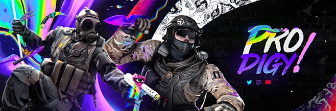 counter strike CS:GO csgo design Gaming Global Offensive Header social ...