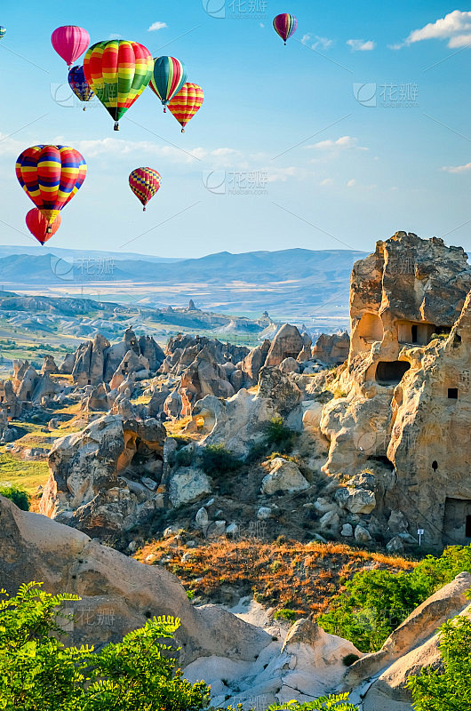 土耳其卡帕多西亚戈雷米国家公园美丽的岩石