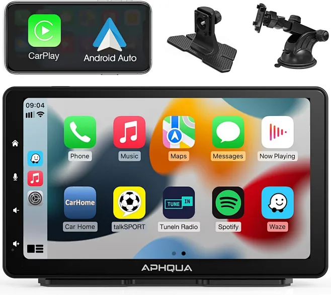 Amazon.com: 2023 Newest Wireless Apple Carplay & Android Auto, Portable ...