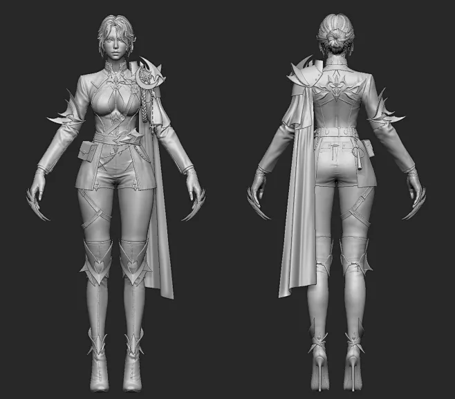 韩国首尔3D建模师 Jiho 作品欣赏 22P-CG角色-微元素 - Element3ds.com!-花瓣网